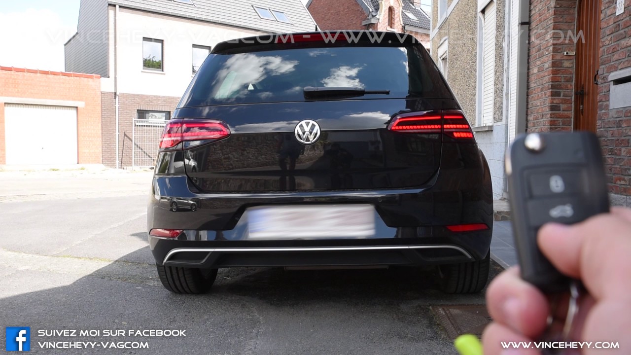 Golf 7 (5G) (Facelift) - Rear taillight LED DYNAMIC during unlocking ...