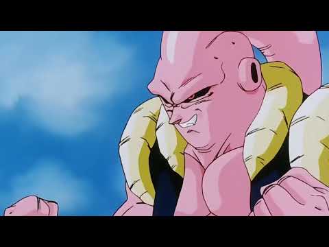 Goku le da el arcillo a gohan para fucionarse