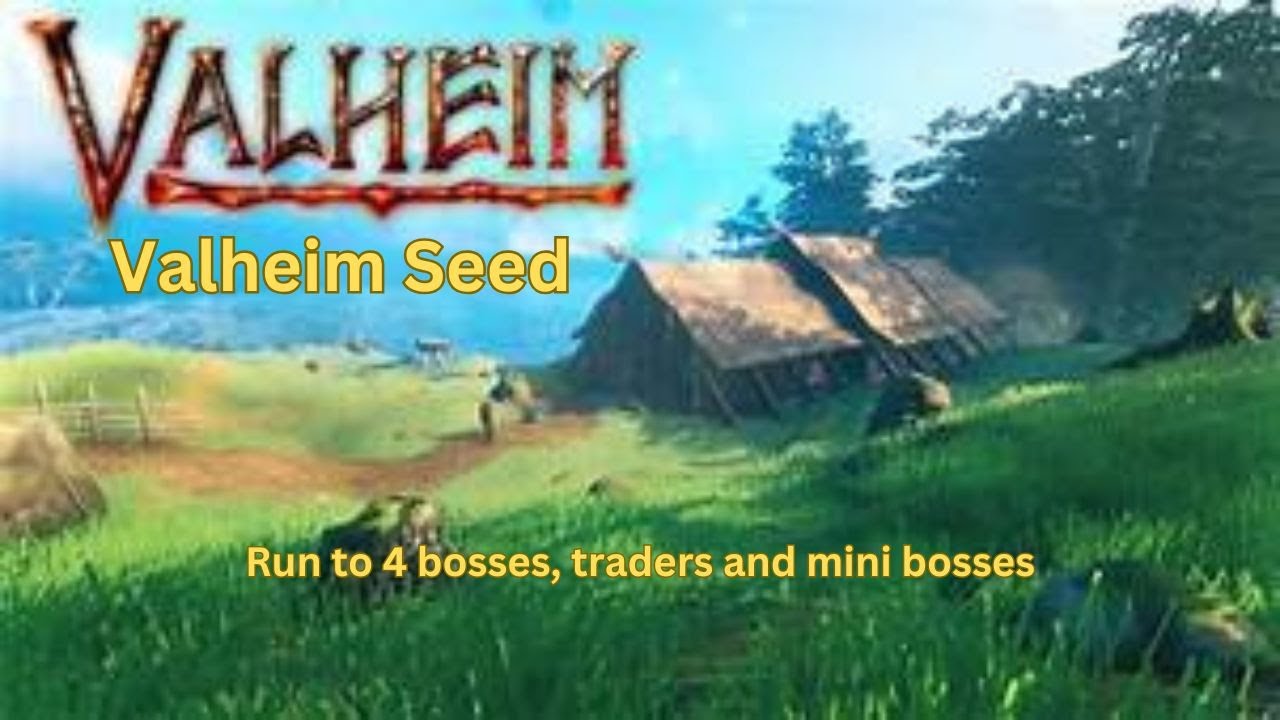 Valheim Seed - Maypole on the water, run to 4 bosses, traders and mini ...