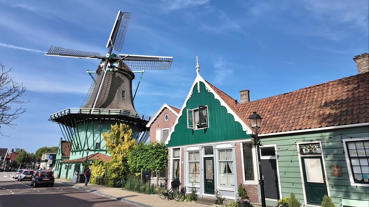 A Wonderful Day In Zaanse Schans Windmill Village - Dutch Life / Wooden ...
