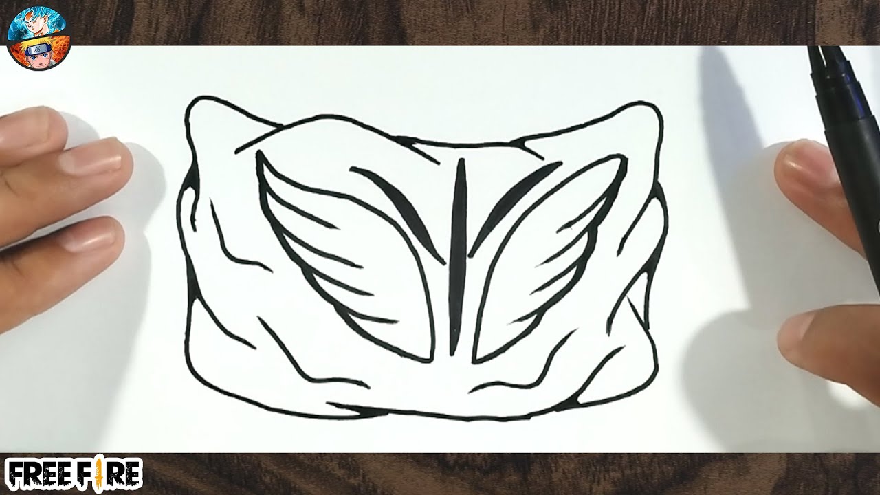 How to Draw GLOO WALL SKIN of Free fire (Very simple) drawing - cara ...