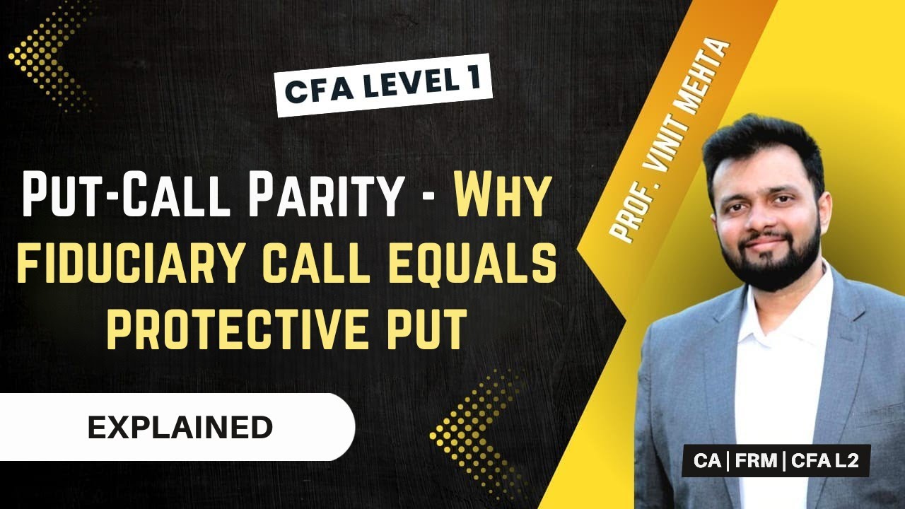 Put-Call Parity - Why fiduciary call equals protective put | The ...