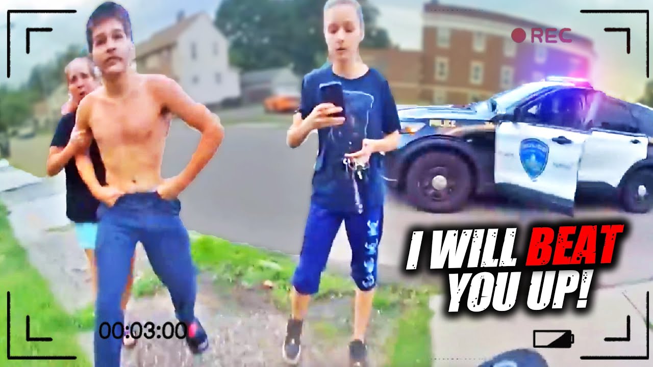 When Teen's Rage Against Police Leads to Shocking Outcome! | Police Cam ...