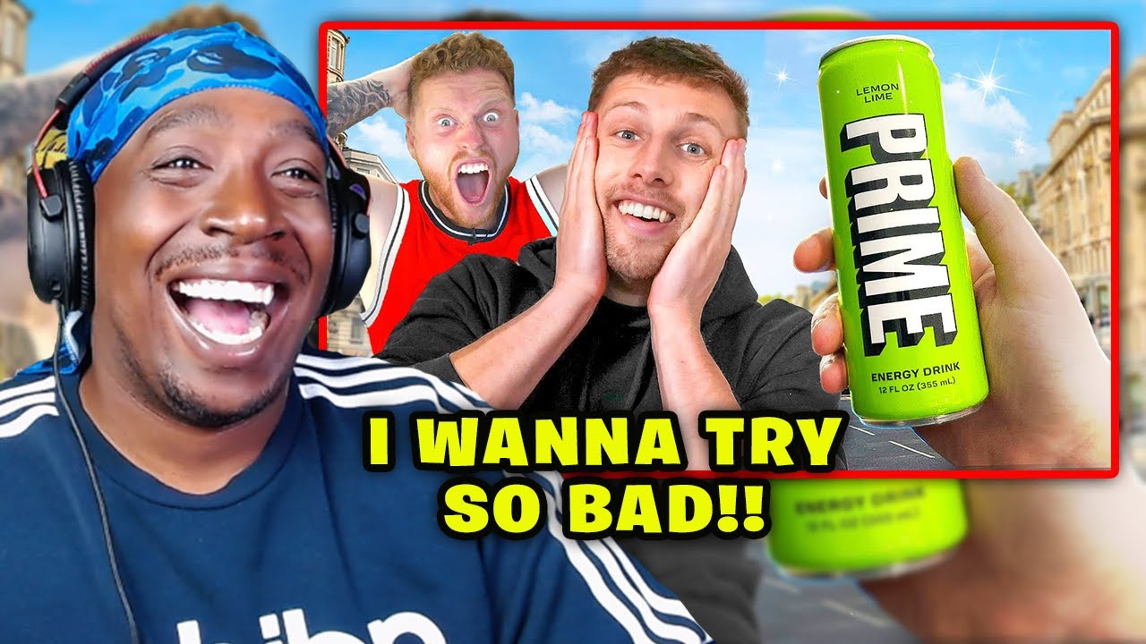 Reaction To Surprising YouTubers with PRIME Energy - YouTube
