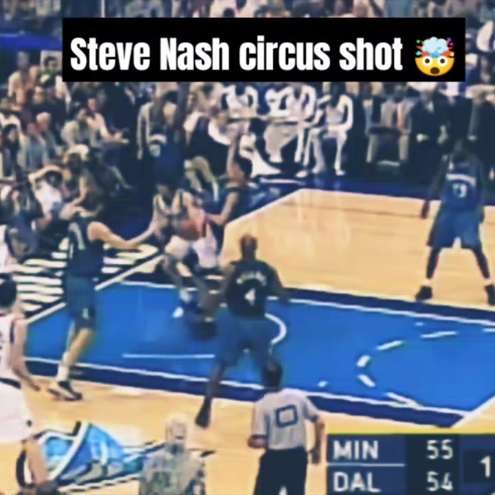 Steve Nash CIRCUS SHOT!! 🤯 #nba #basketball #highlights #shorts #shots ...
