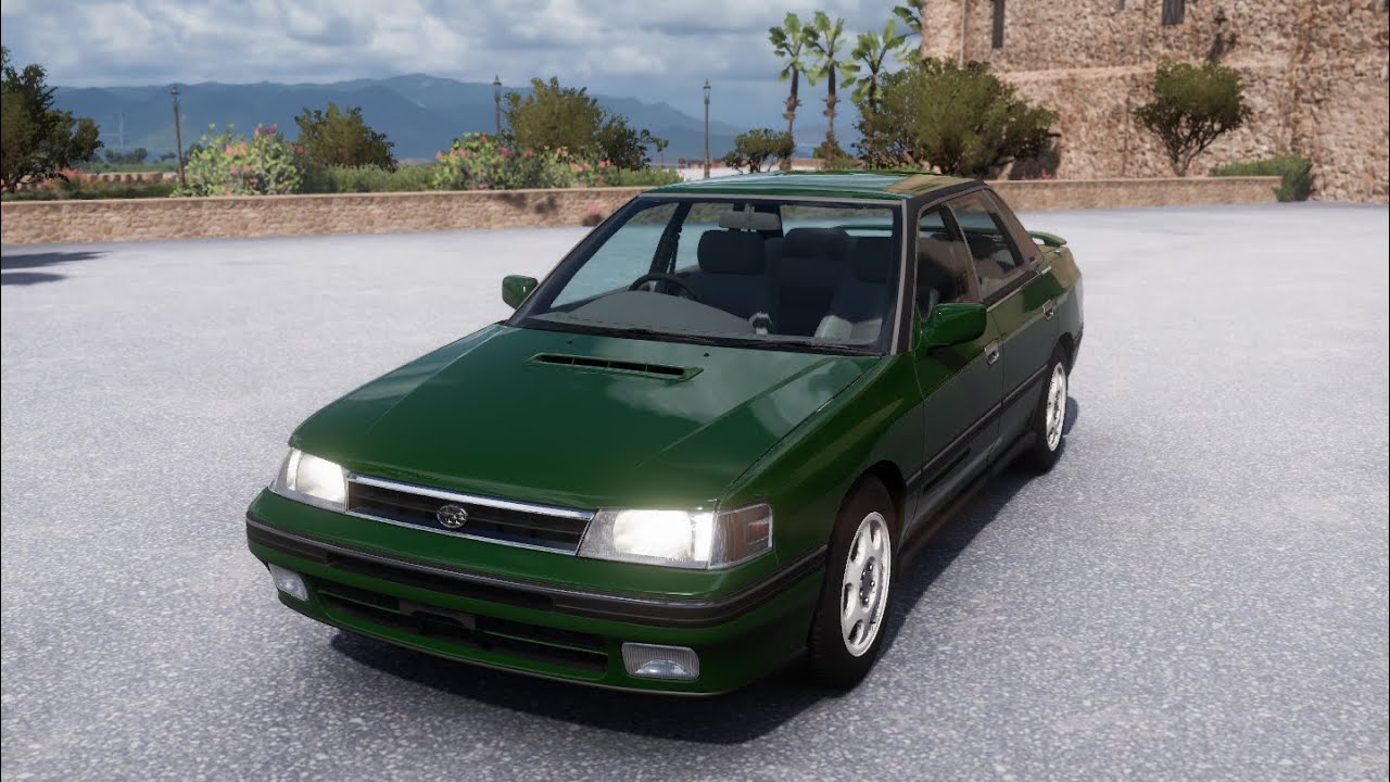 1990 Subaru Legacy RS - hill climb - YouTube