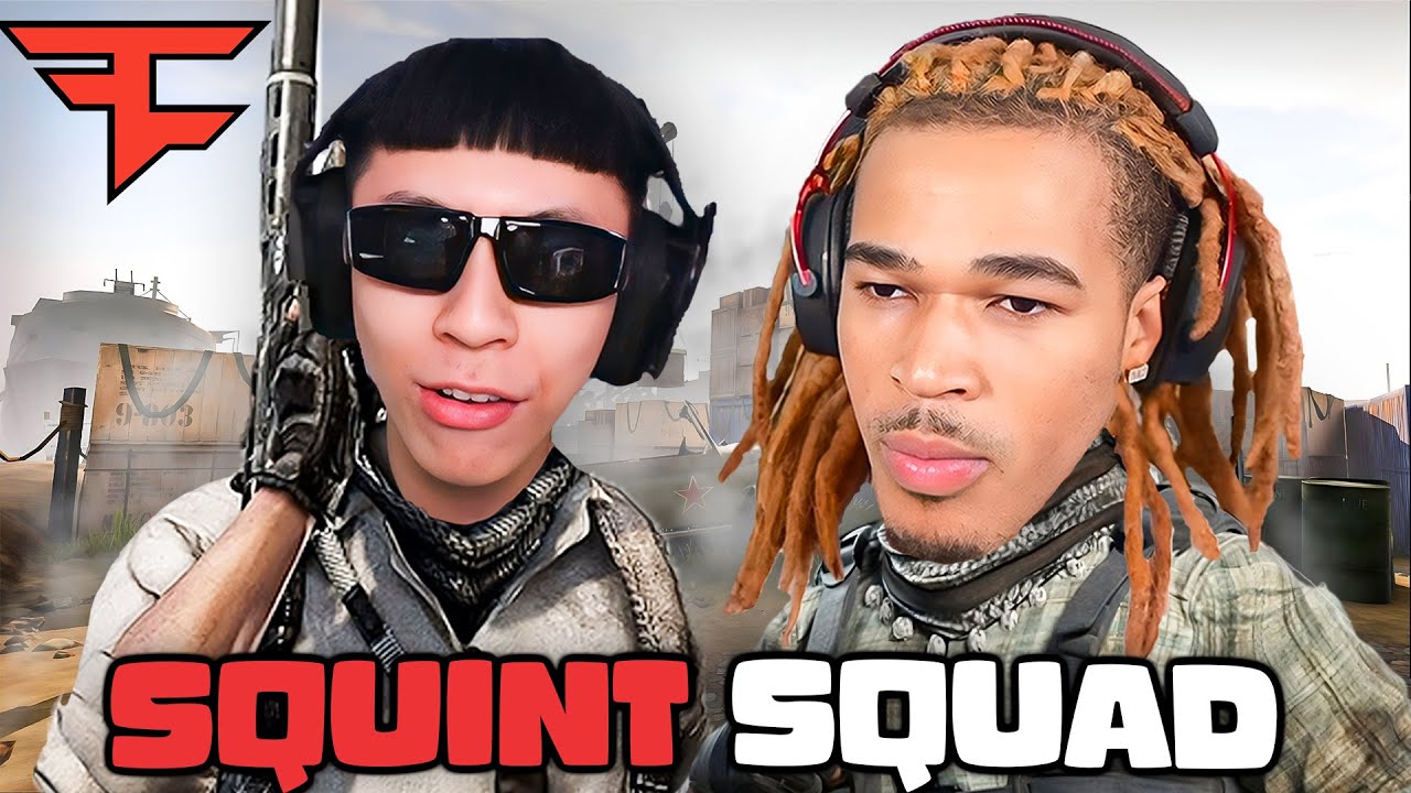 Squint squad try out for Faze... - YouTube
