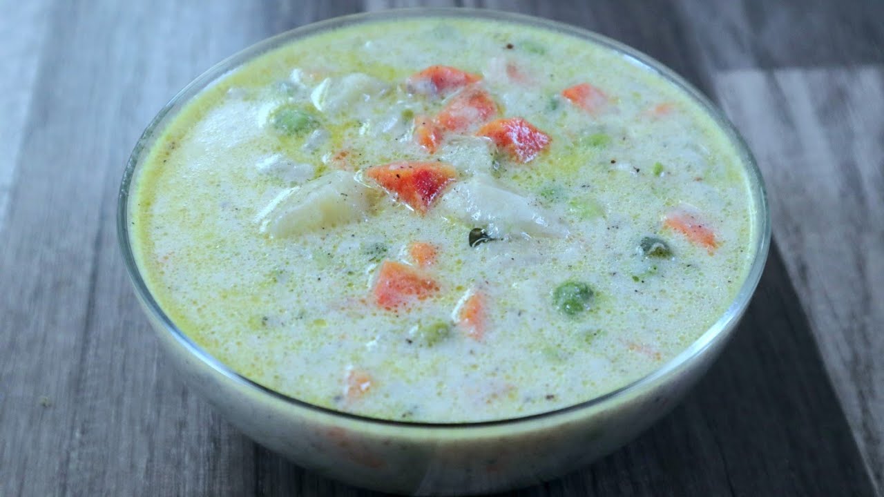 ഹോട്ടൽ സ്റ്റൈൽ വെള്ള കുറുമ|Easy Kuruma Recipe in malayalam|Appam curry ...