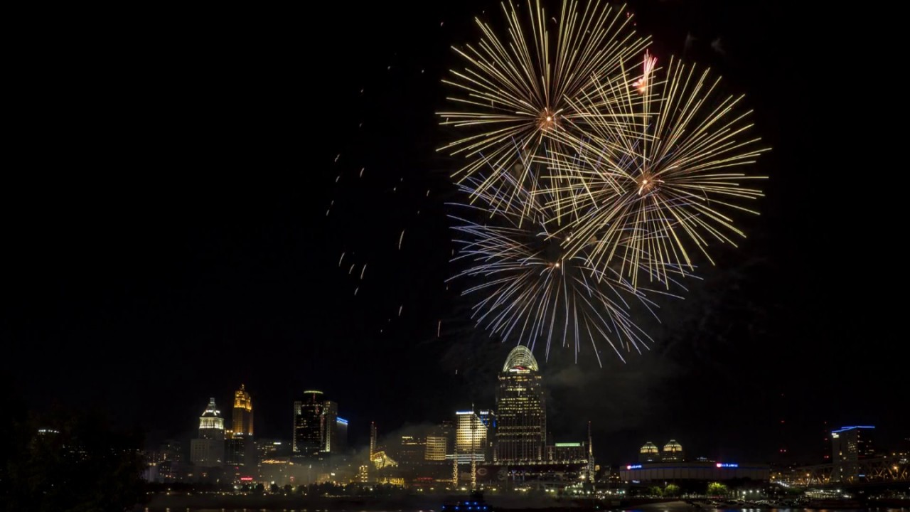 Cincinnati Reds Post-game Fireworks 6/29/2018 - YouTube