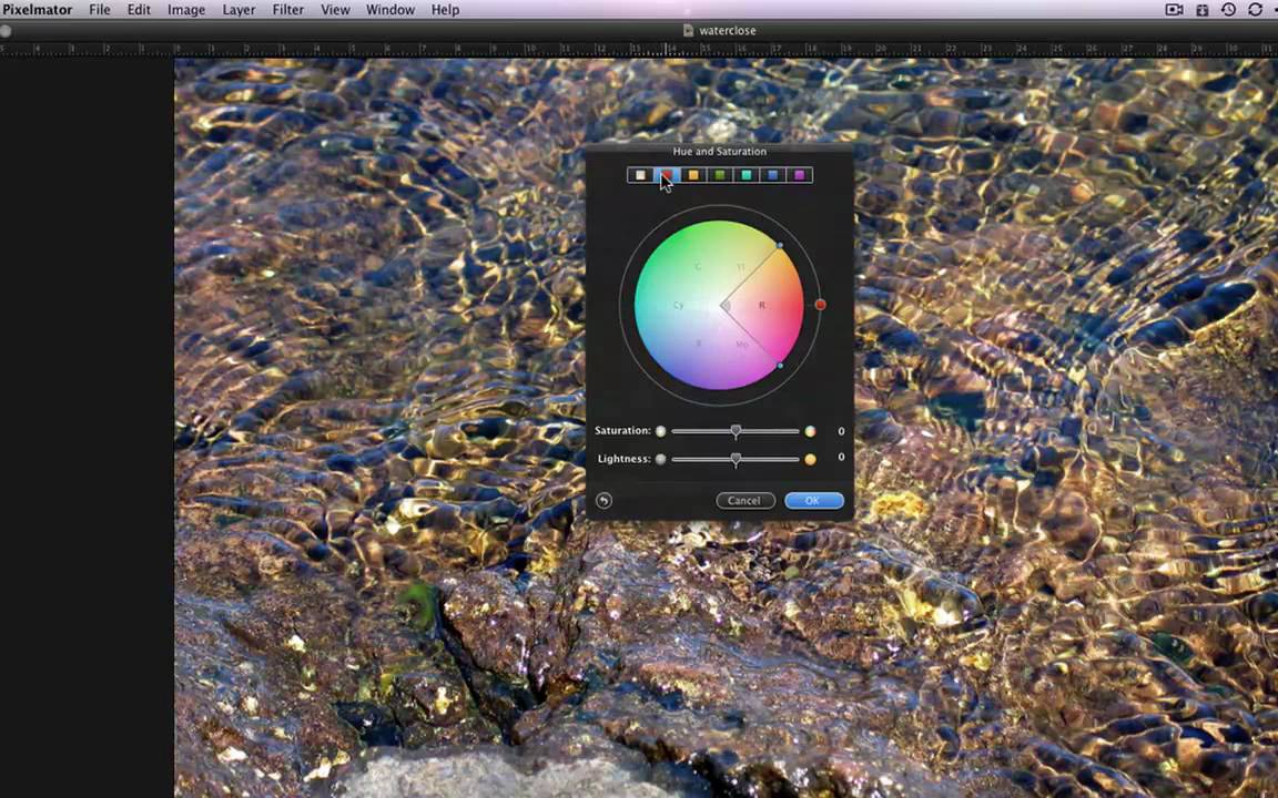 Pixelmator Image Adjustments: Colorize, Hue & Saturation - YouTube