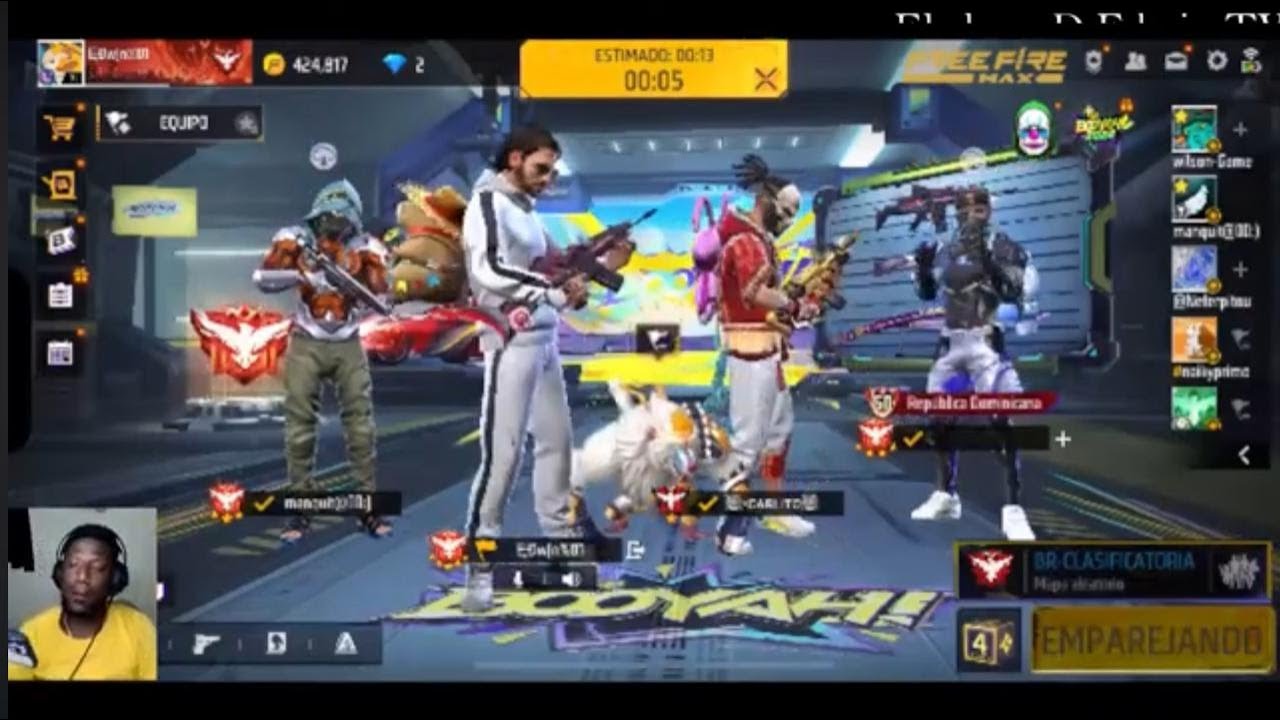 Edwin TV jugando partidas aleatorias #youtube #freefire - YouTube