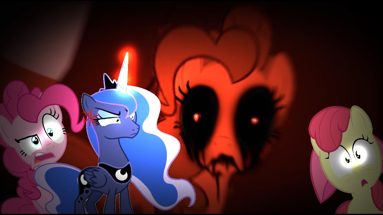 If Luna, pinkie pie, and apple bloom discovered Luna Game - YouTube