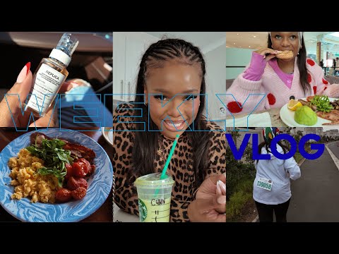 #WEEKLYVLOG | Attempting to Balance It All | My First 10KM Race | A Brunching Babe | Cynthia Gwebu