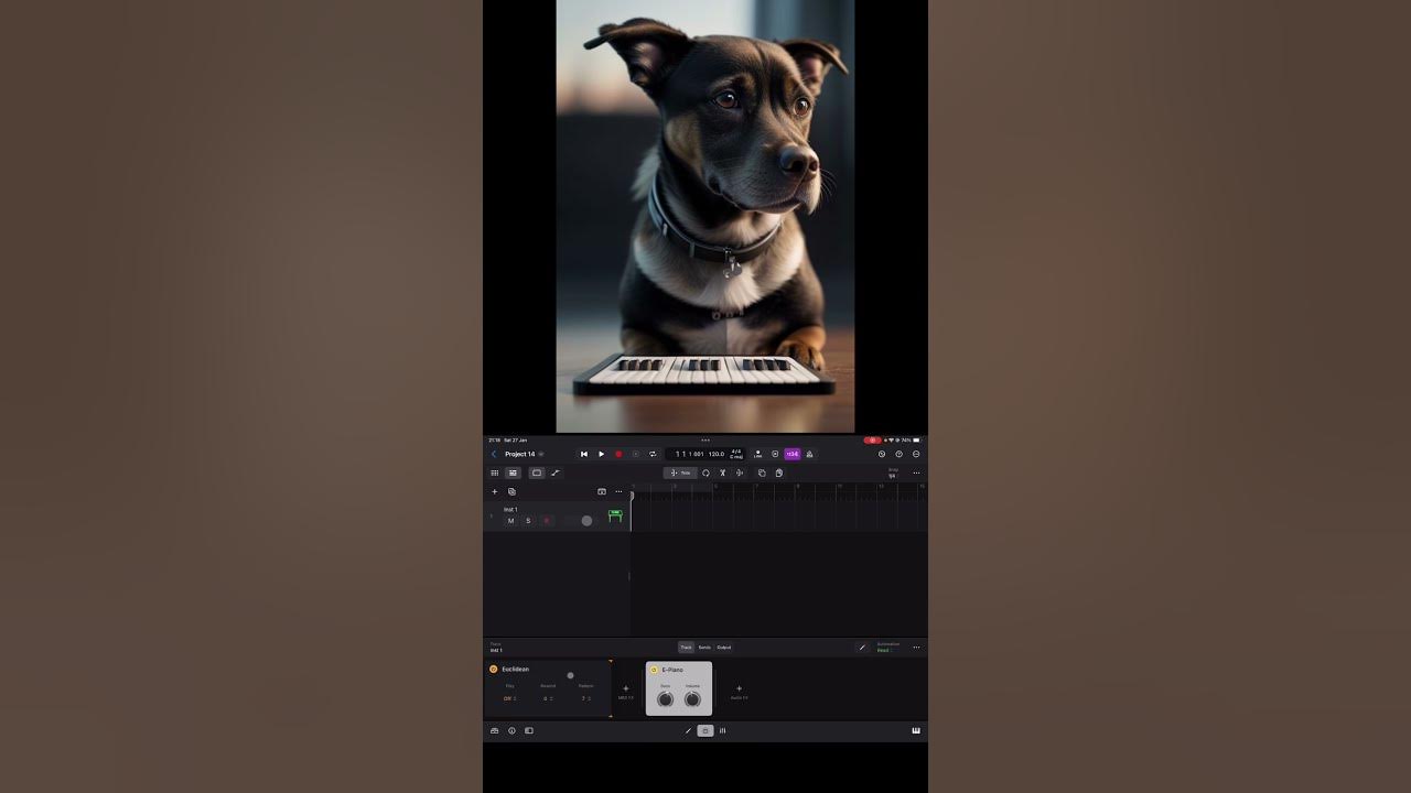 Apple Logic Pro for iPad Tutorial - Record Midi Effect to Midi Track [Demo with Euclidean ...