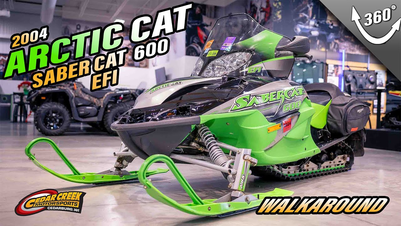 Walkaround | 2004 Arctic Cat® Sabercat™ 600 EFI - YouTube
