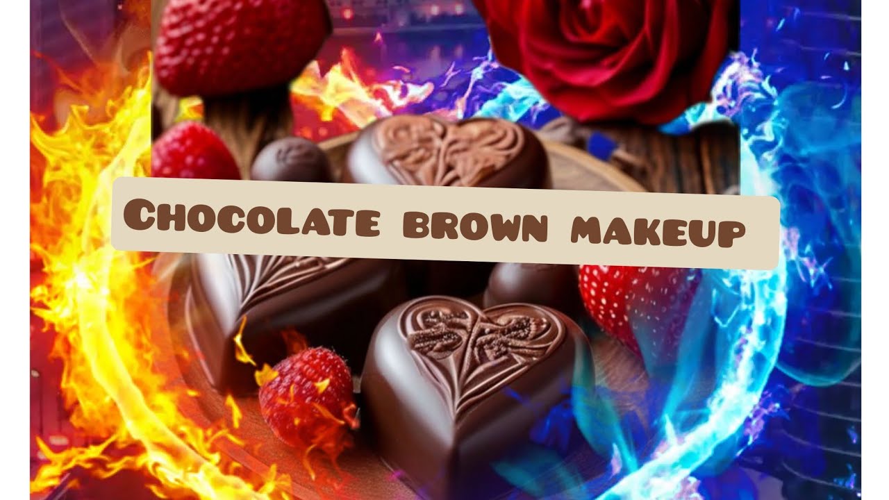 Chocolate 🍫 brown makeup tutorial #makeupartist #makeup #tutorial مكياج شوكلاته بني - YouTube