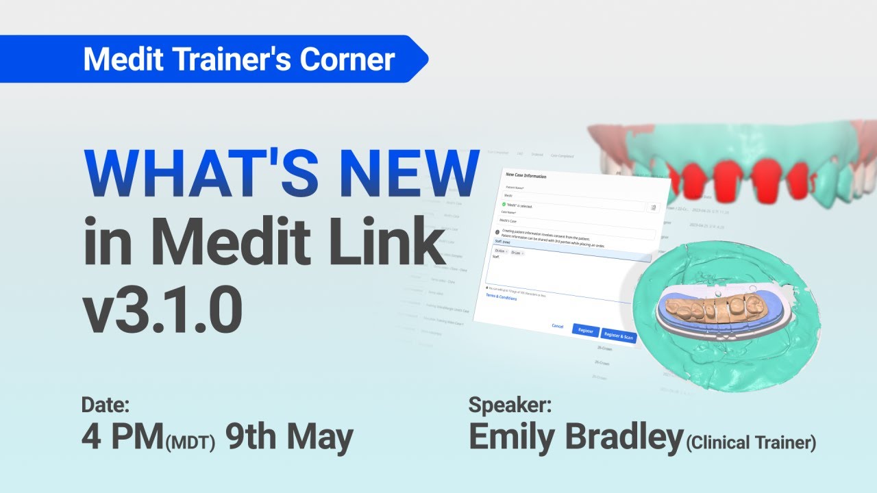Medit Trainer's Corner : What's New in Medit Link v3.1.0 - YouTube