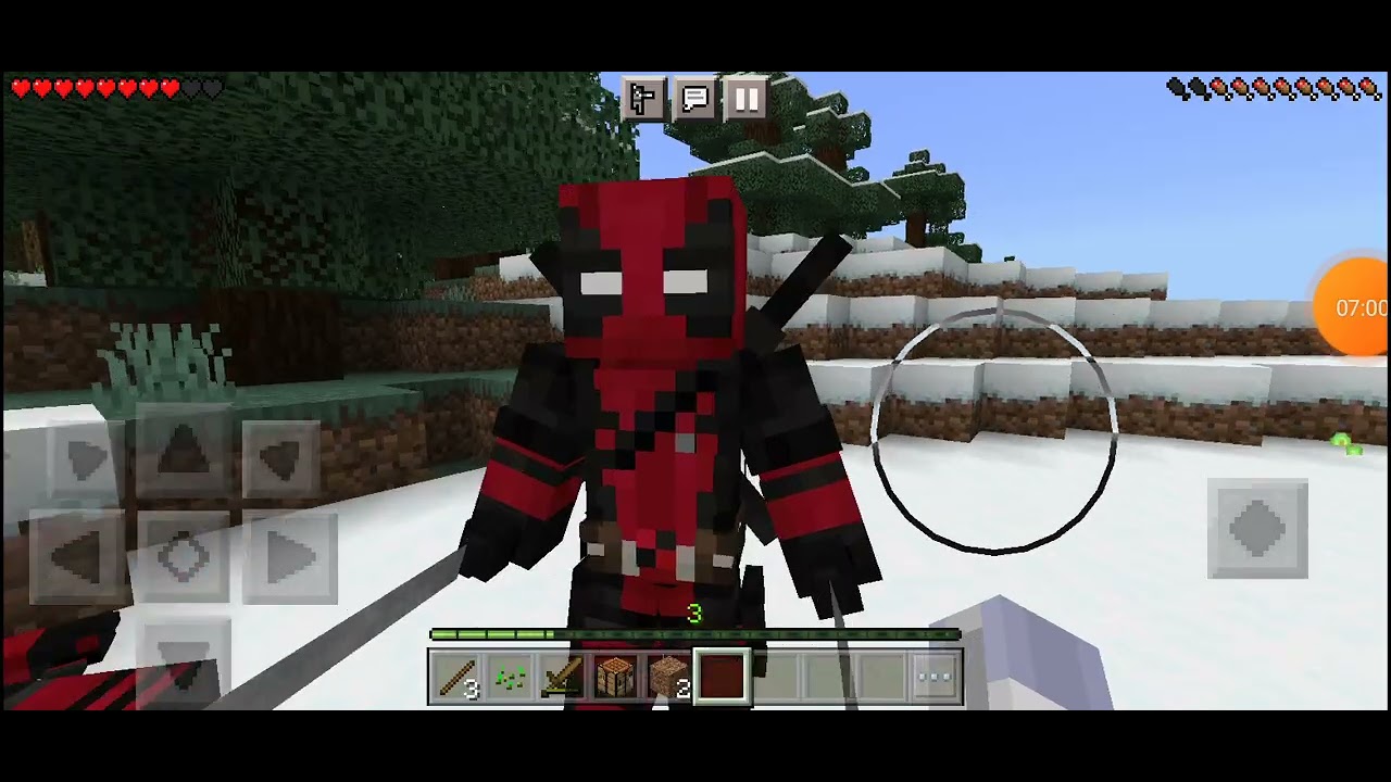 sobreviviendo en Minecraft con el mod de deadpool and Wolverine - YouTube