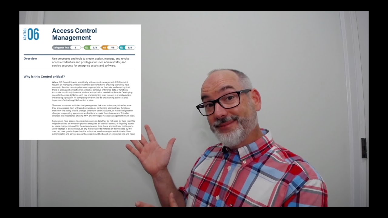 CIS Critical Security Controls Version 8 - Control #6: Access Control ...