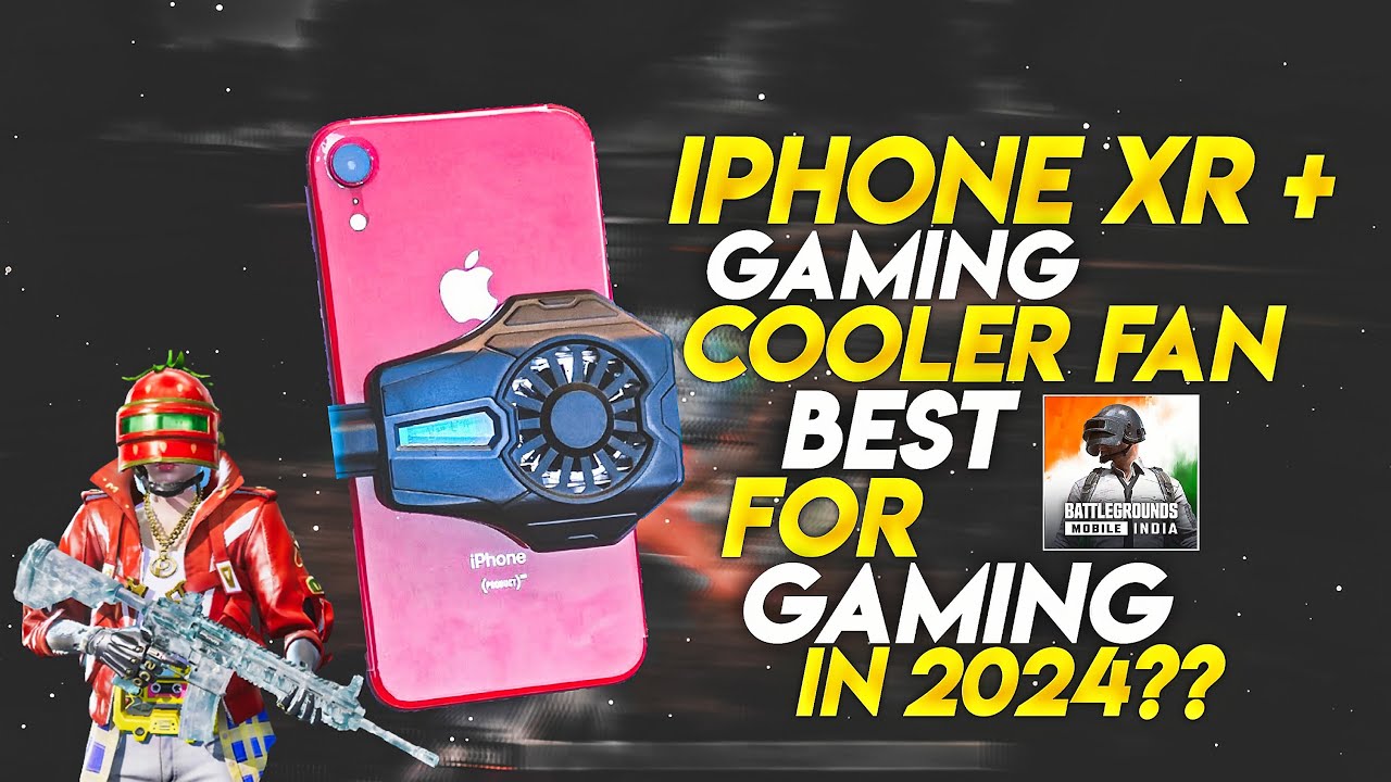 IS IPHONE XR+GAMING COOLER FAN BEST FOR GAMING🔥•IPHONE XR BGMI/PUBG ...