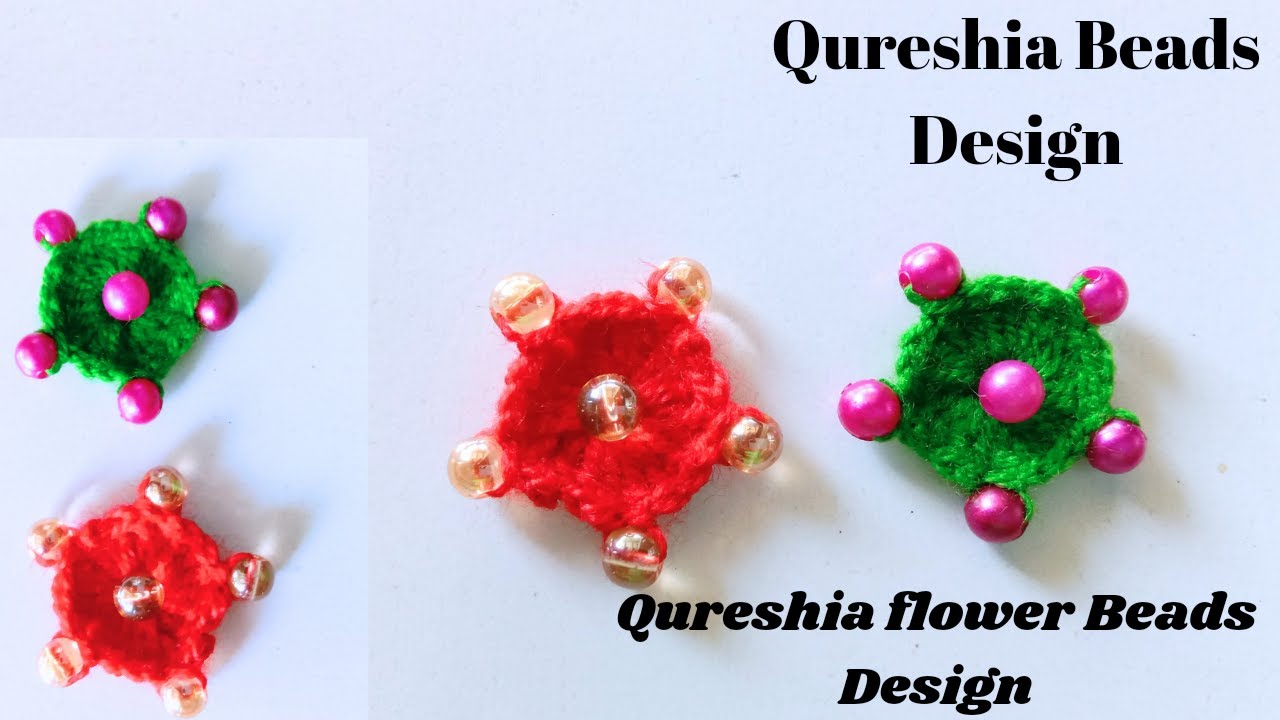 How to make Qureshia flower🌹|Qureshia flower Beads Design|🔥|#Qureshia ...