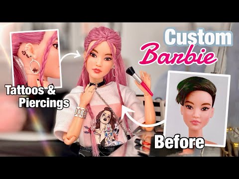 Custom Barbie Doll! Giving this Doll a Completely NEW Look - Makeover Transformation