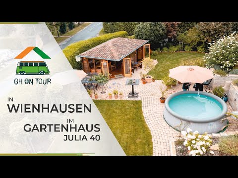 Gartenhaus als Partyraum: Unser 5-Eck Gartenhaus Julia mit Bar in Wienhausen [GH on Tour]