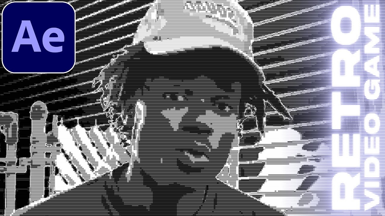 Retro Video Game Look - After Effects Tutorial - YouTube