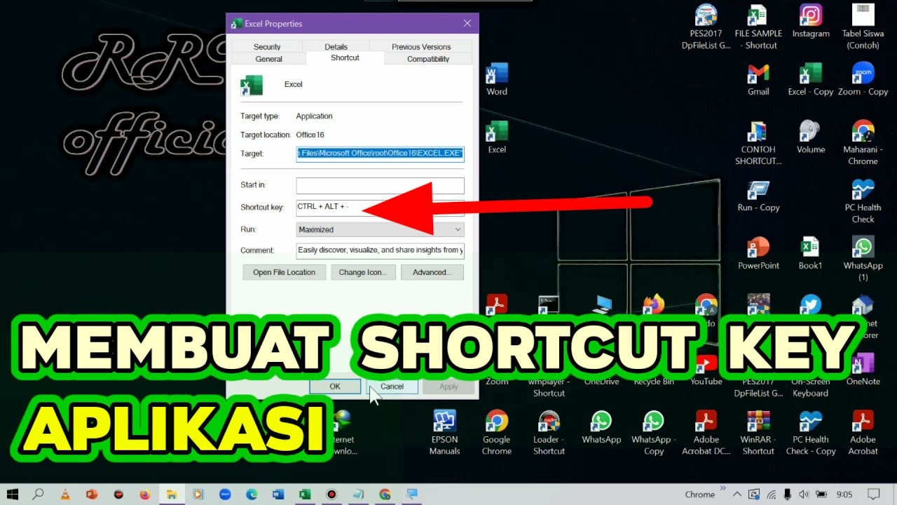 Membuat Shortcut Key Aplikasi Di Windows 10 - Mempermudah Masuk Ke ...