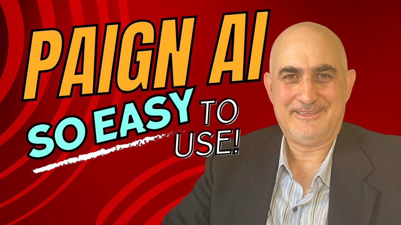 Easy To Use Interface, PAIGN AI Marketing Assistant - YouTube