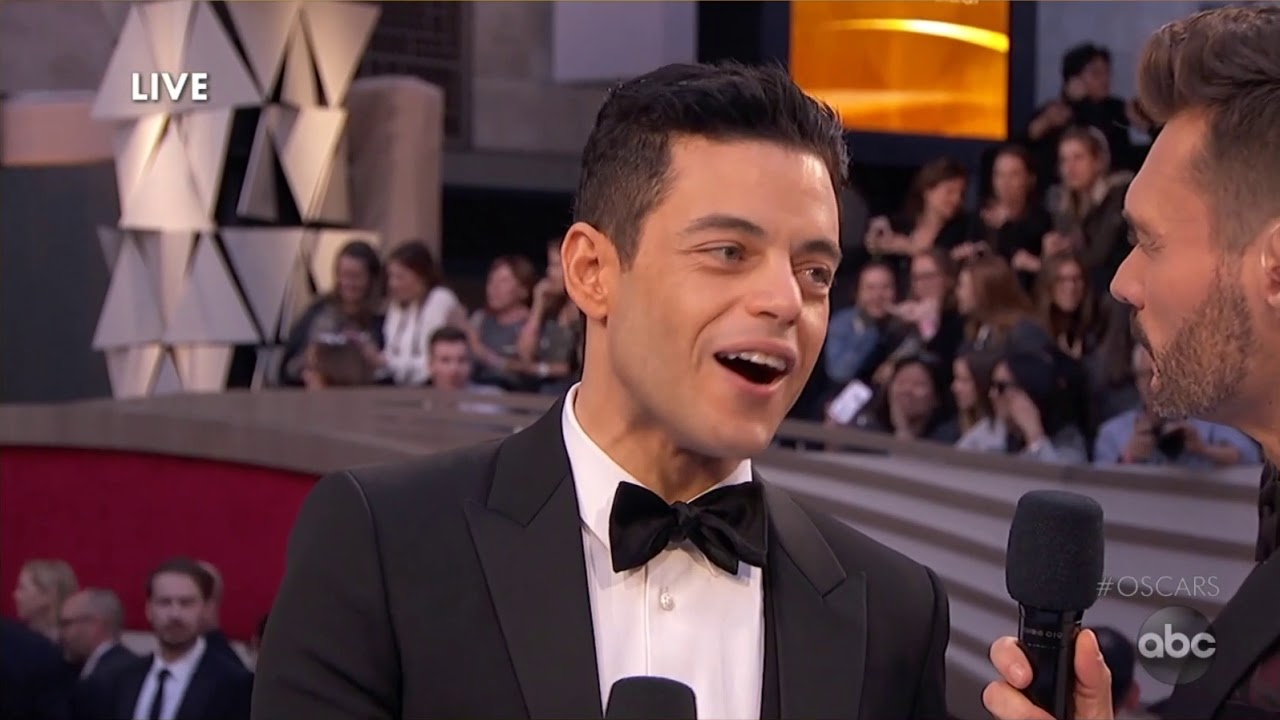 Rami Malek Red Carpet Interview - YouTube