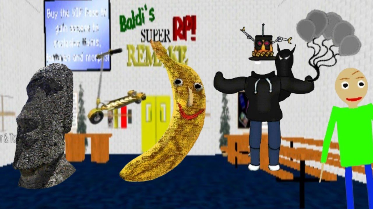 another gameplay of Baldi super RP remake - YouTube