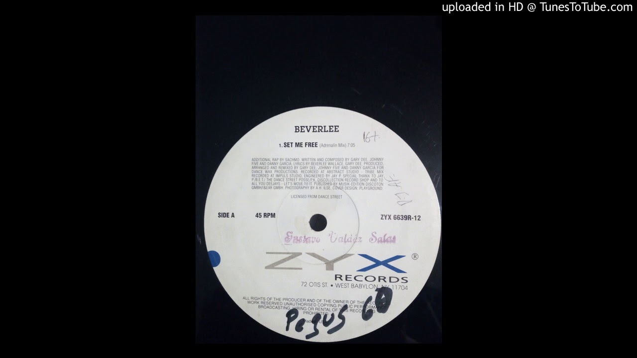 BEVERLEE SET ME FREE - YouTube