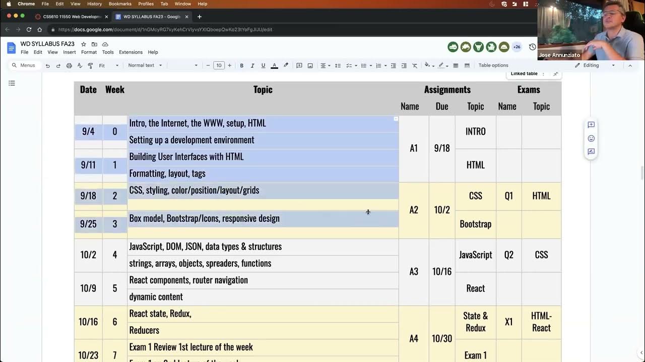 Building a Learning Management System - Kanbas - cs5610 fa23 - YouTube