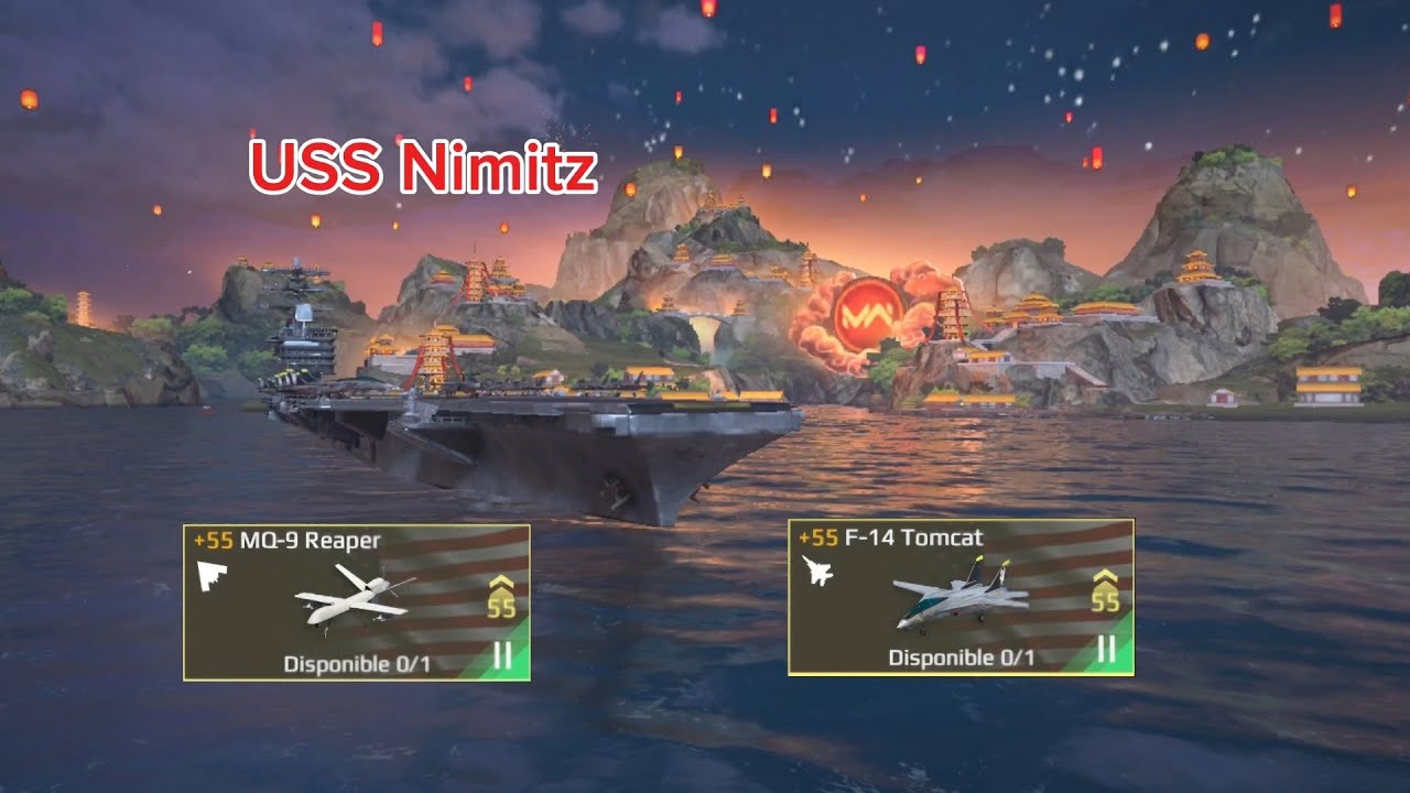 DAY 37 - USS NIMITZ - THE BEST TIER 2 AIRCRAFT CARRIER - YouTube