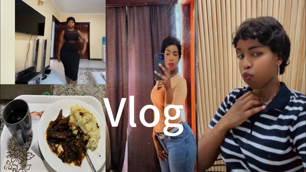 VLOGTOBER DAY 1 | GET READY WITH ME TO WORK | PIXIE WIG | COOK DINNER ...