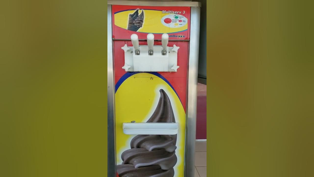 máquina de sorvete expresso Arpifrio. mostrando funções do painel - YouTube