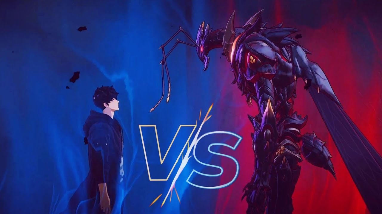 SUNG JINWOO SHADOW MONARCH VS BERU (The Ant King) _ Epic Battle - SOLO ...