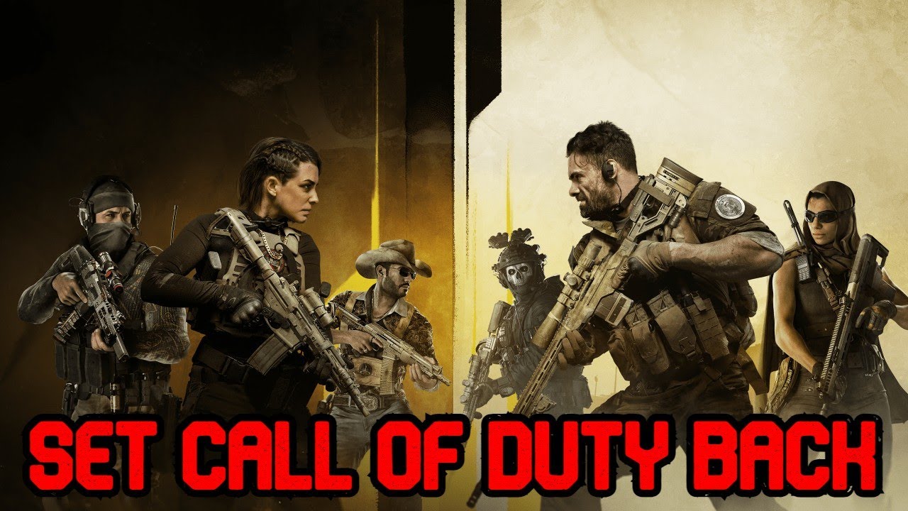 MW2 Set Call of Duty Back - YouTube