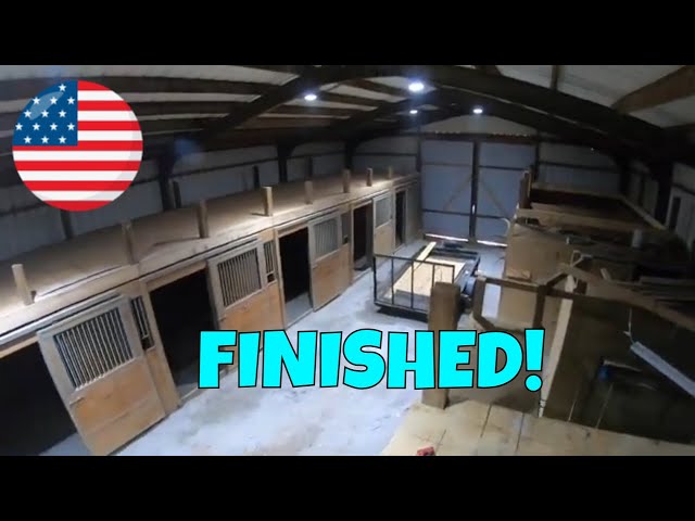 Plan Hayloft 4 Stall Horse Barn Barn Plans 3 Stall Horse Barn
