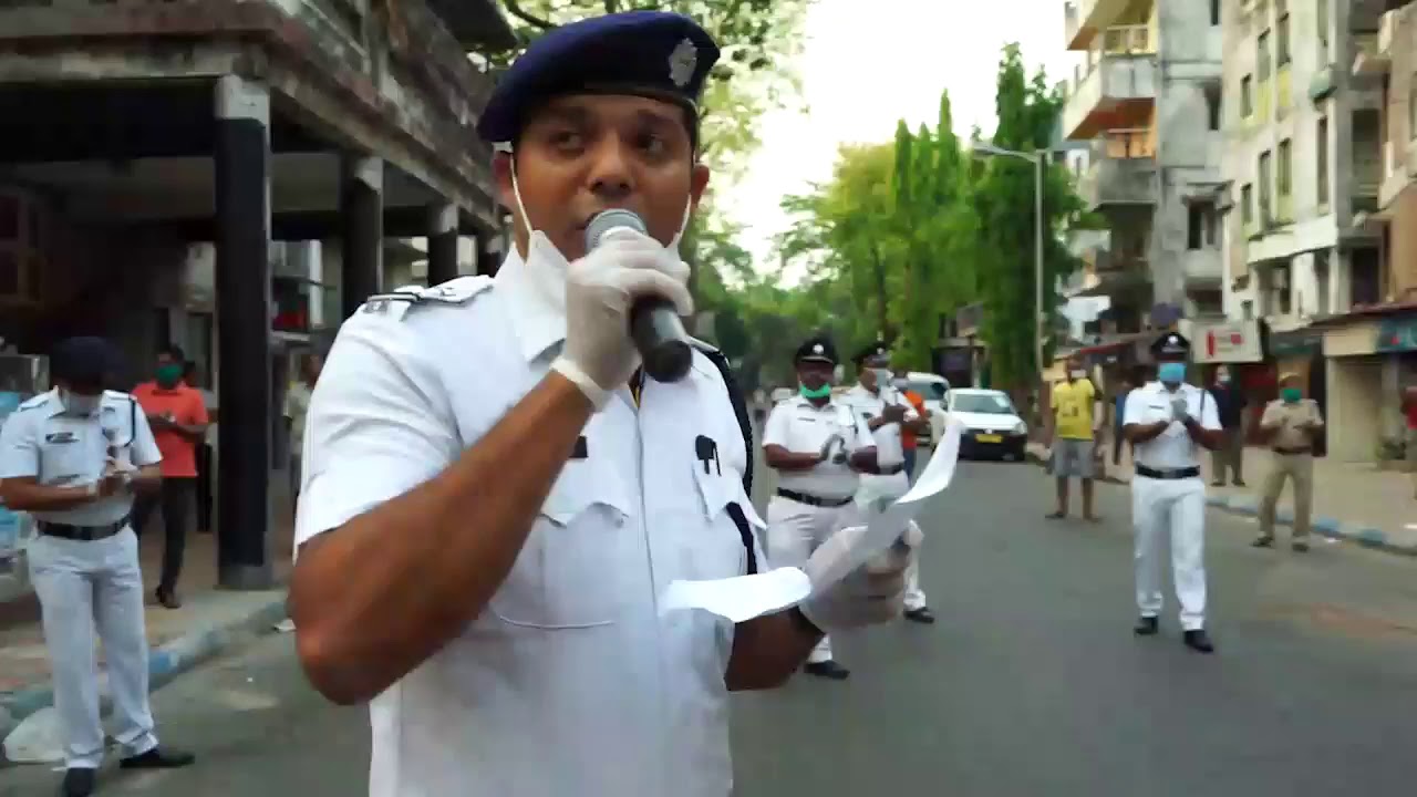 Kolkata Police singing song and spread awareness about coronavirus ...