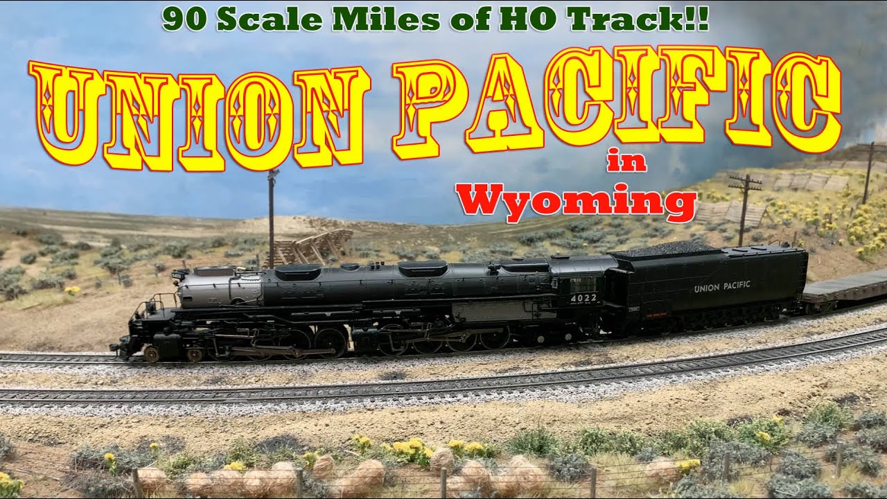 90 Miles of HO Scale Track - Verryl Fosnight's Union Pacific Wyoming ...