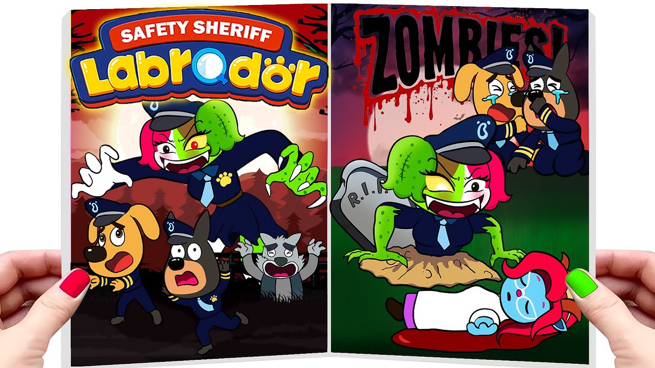 [ Paper DIY ] ️Making Quiet Book Sheriff Labrador |Sheriff Labrador ...