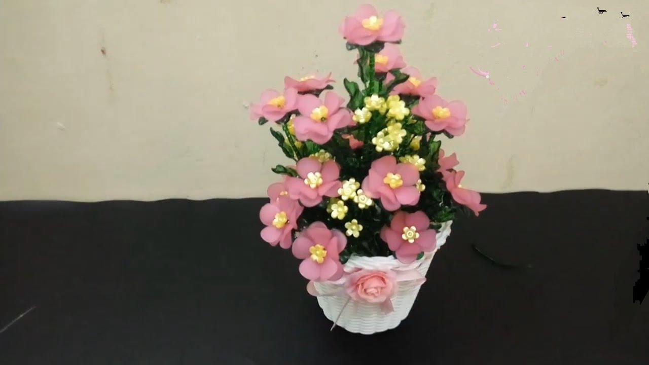 DIY bunga akrilik || Cara Mudah dan Simple Membuat Bunga akrilik mini ...