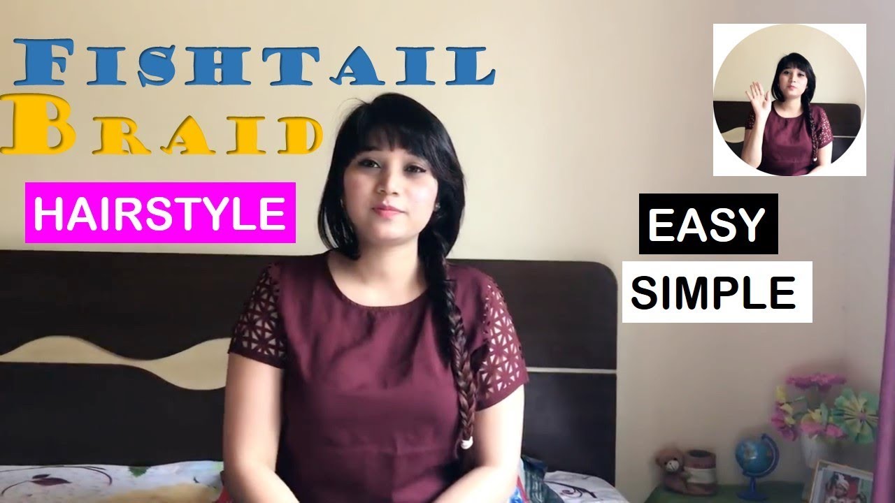 How to do a Easy Fishtail Braid Hairstyle | Tutorial |Prizzy - YouTube