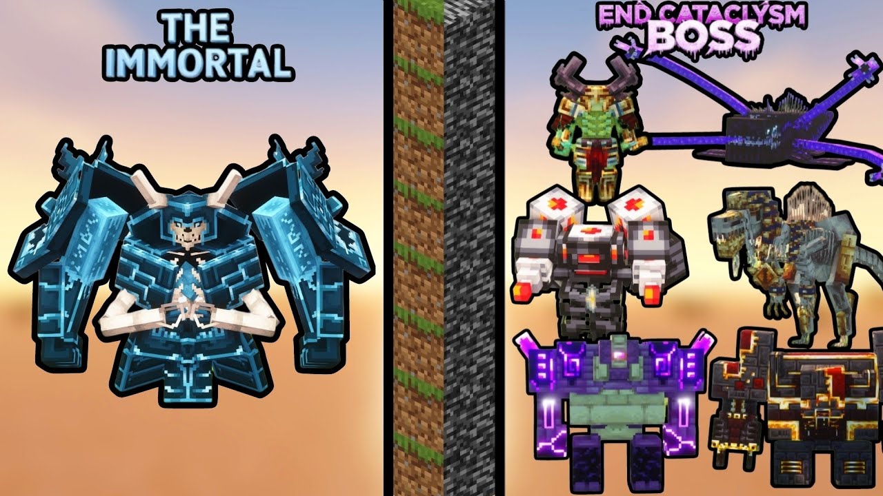 THE IMMORTAL vs ALL L_ENDER'S CATACLYSM BOSS | Minecraft’s Strongest ...