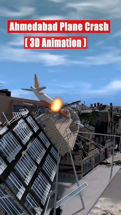 Ahmedabad Plane Crash: The Animation#shorts - YouTube