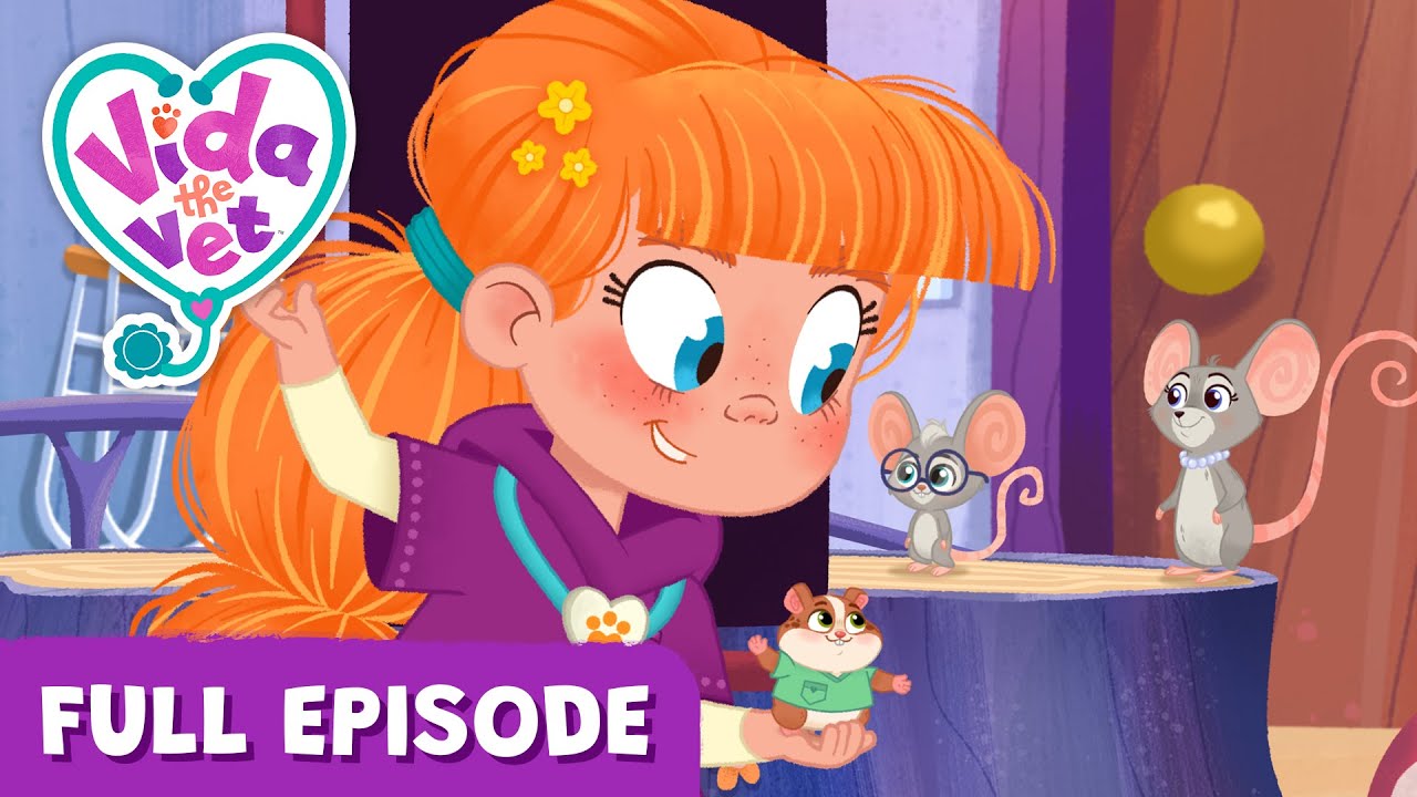 Popcorn’s X-Ray Bad Day @VidaTheVet Full Episode 💖 Animal Cartoons for ...