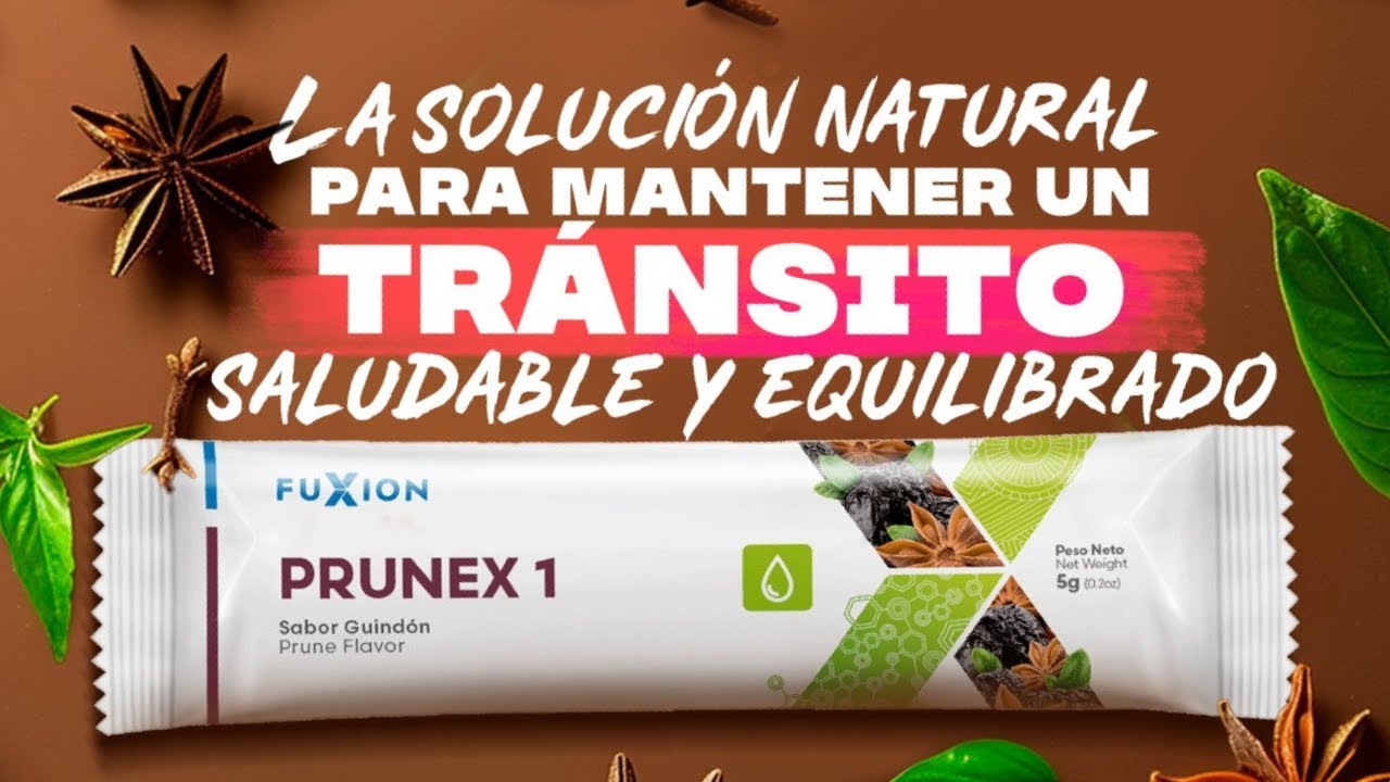 Prunex 1 FuXion - Tránsito Lento y Estreñimiento - YouTube