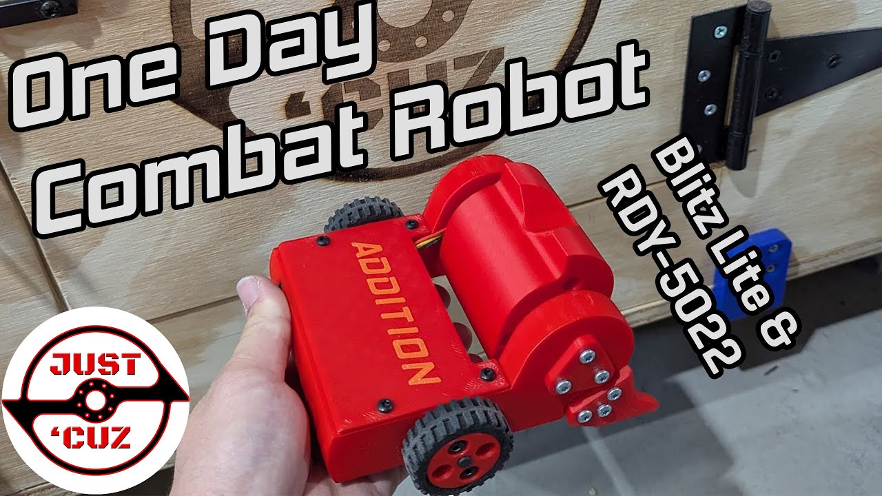I designed and printed this bot in a day - YouTube
